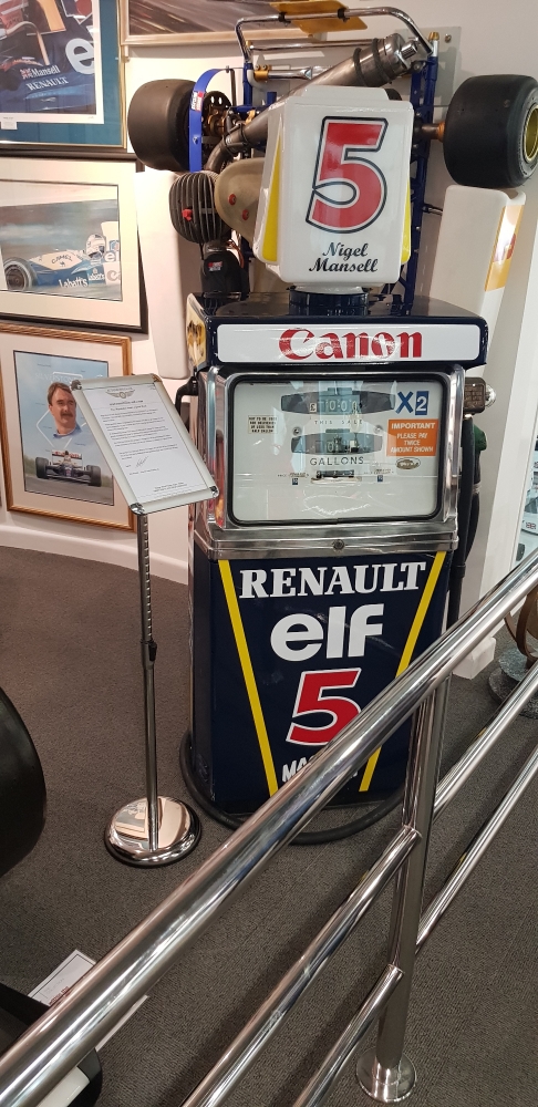 Nigel Mansell collection Jersey visit this summer !!!!! | Automobilia ...