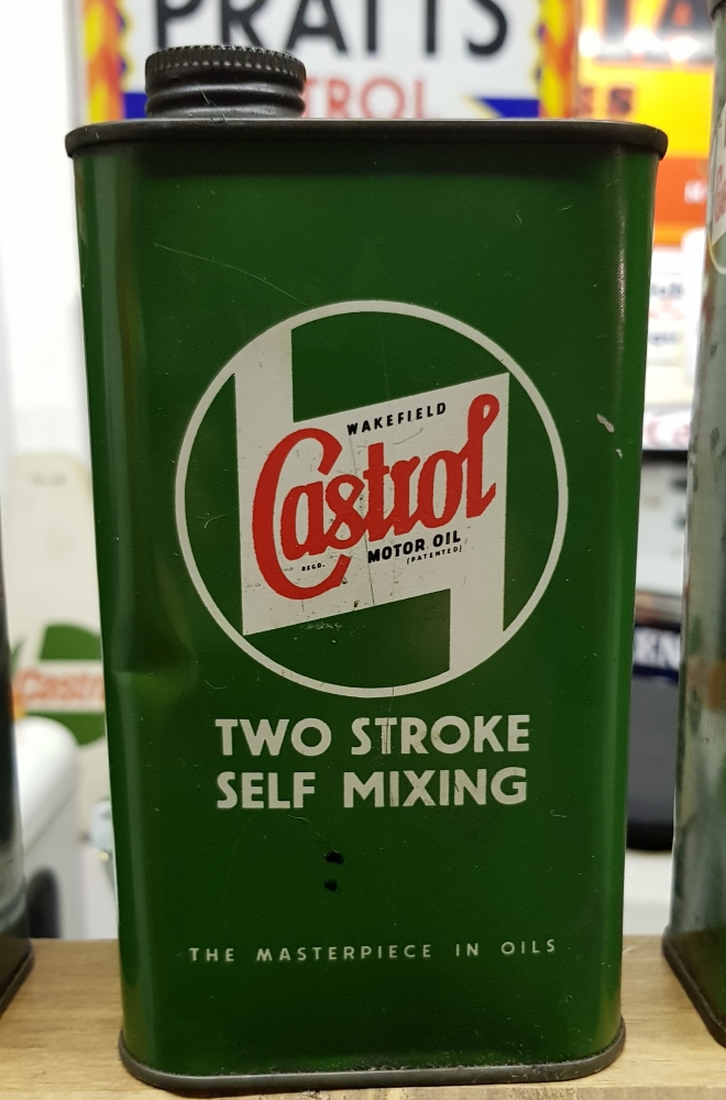 Castrol 2 stroke 1 pint can | Automobilia-UK - vintage petrol pumps ...