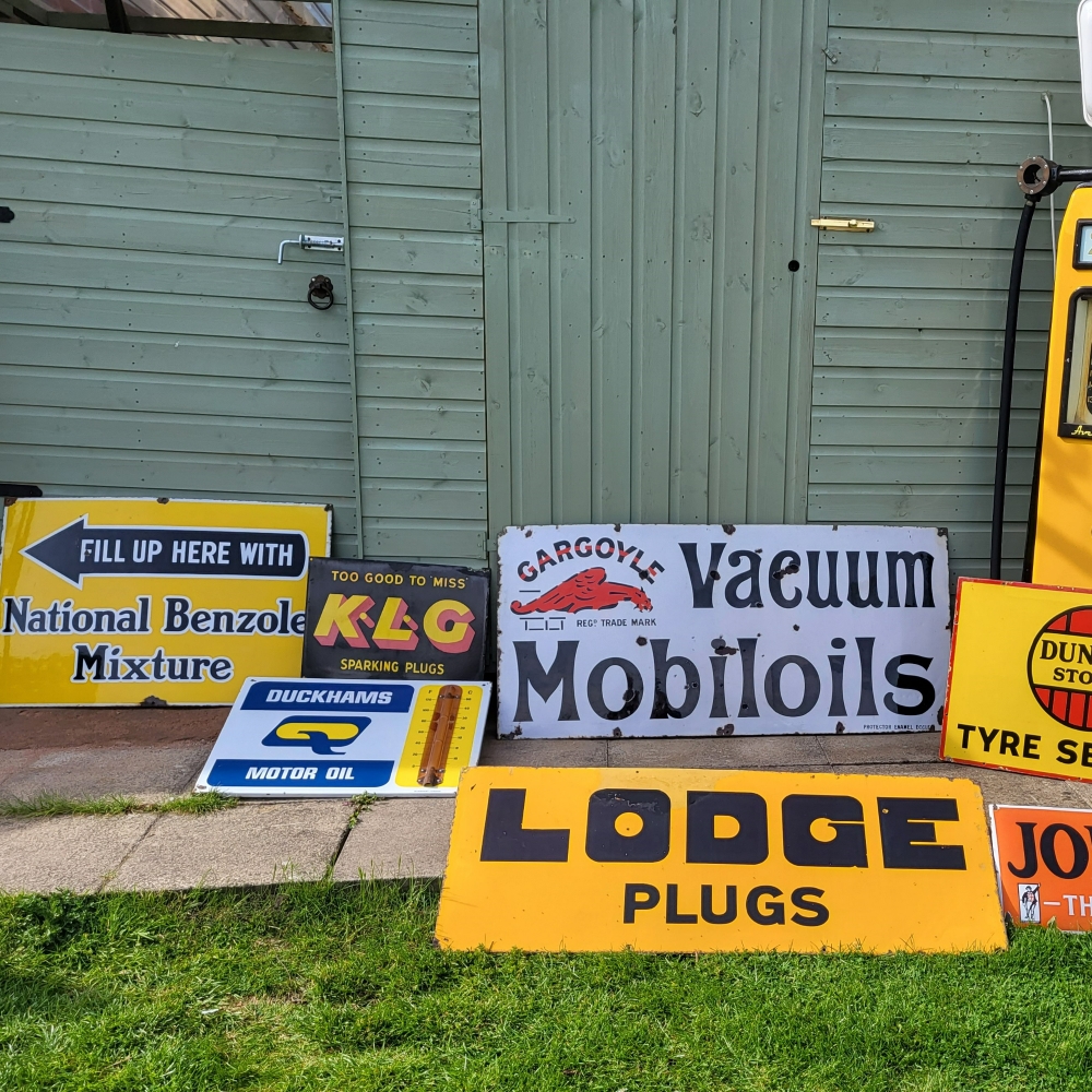 KLG sign enamel ORIGINAL " barn find " condition 1930's | Automobilia ...