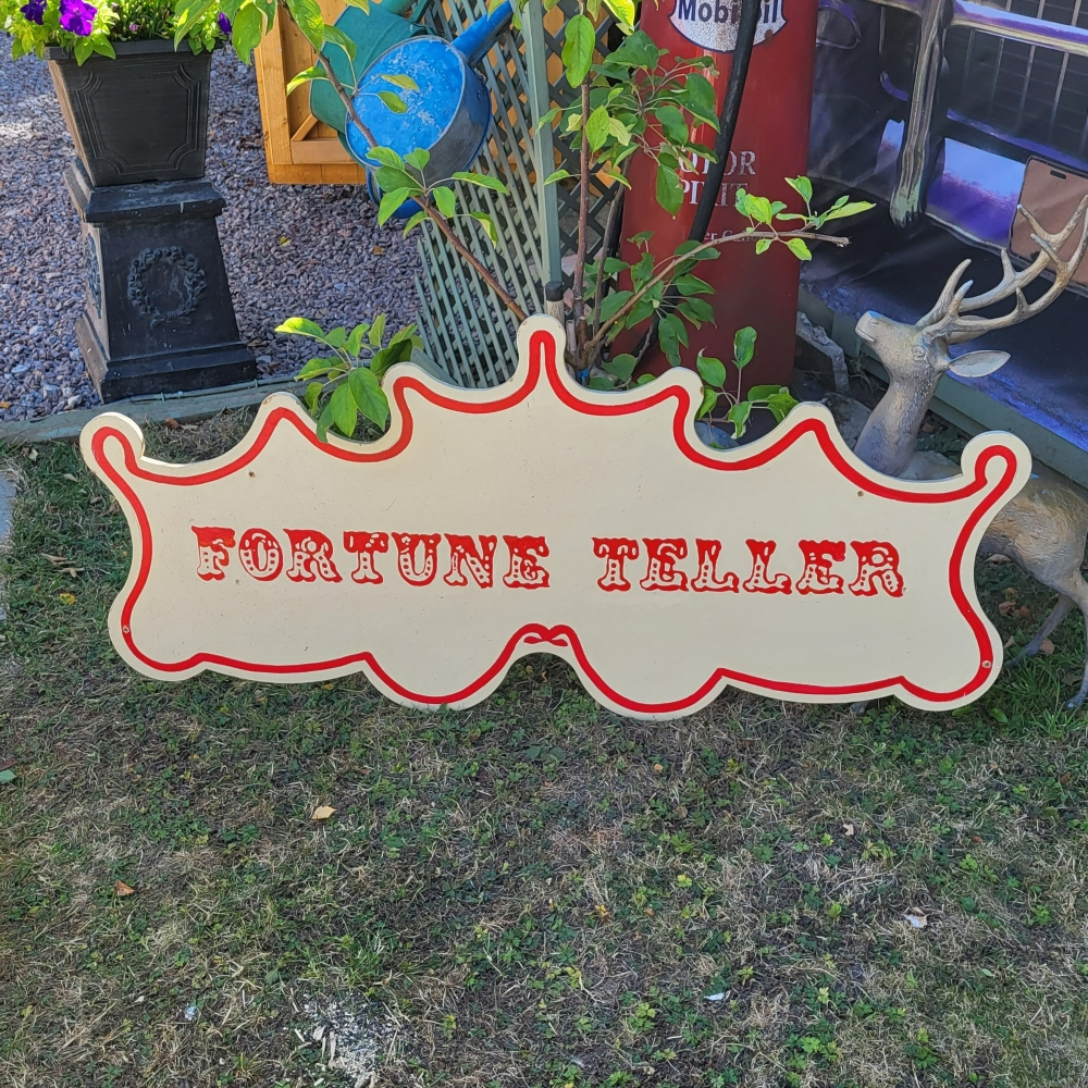 Fairground sign Fortune Teller | Automobilia-UK - vintage petrol pumps ...
