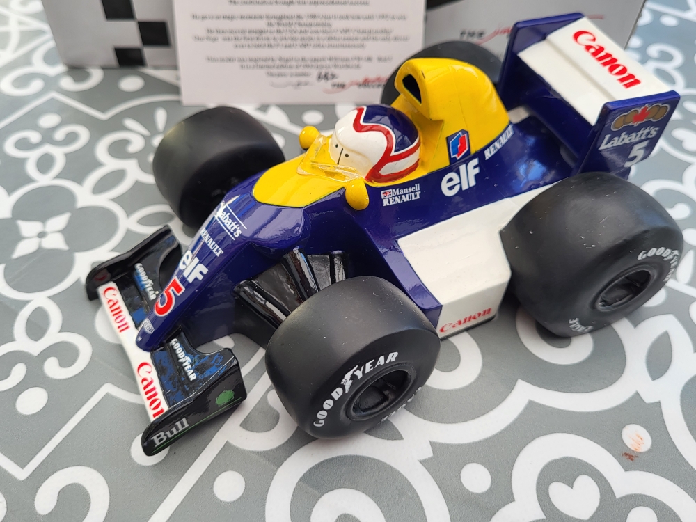 A Nigel Mansell limited edition Jim Bamber sculpture model ...