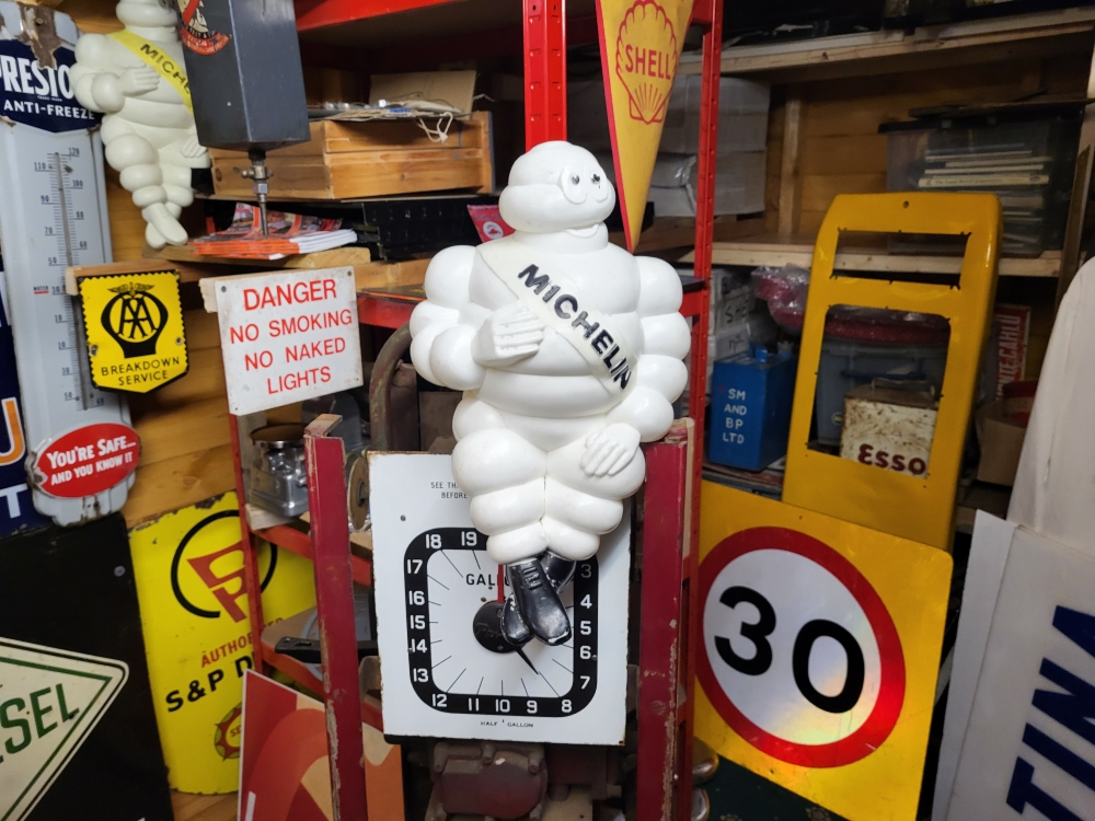 A Michelin man 18inch ORIGINAL with bracket and wired | Automobilia-UK ...