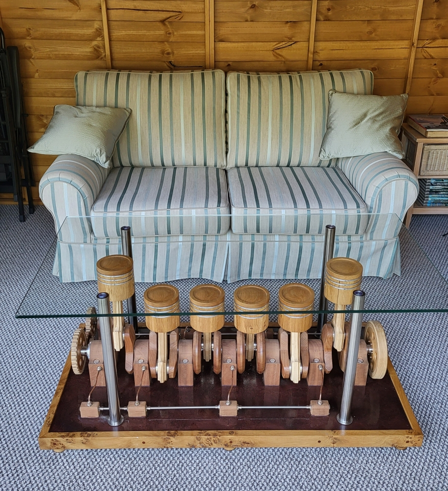 A one off Coffee Table craftsman built ! a piece of art ! | Automobilia ...