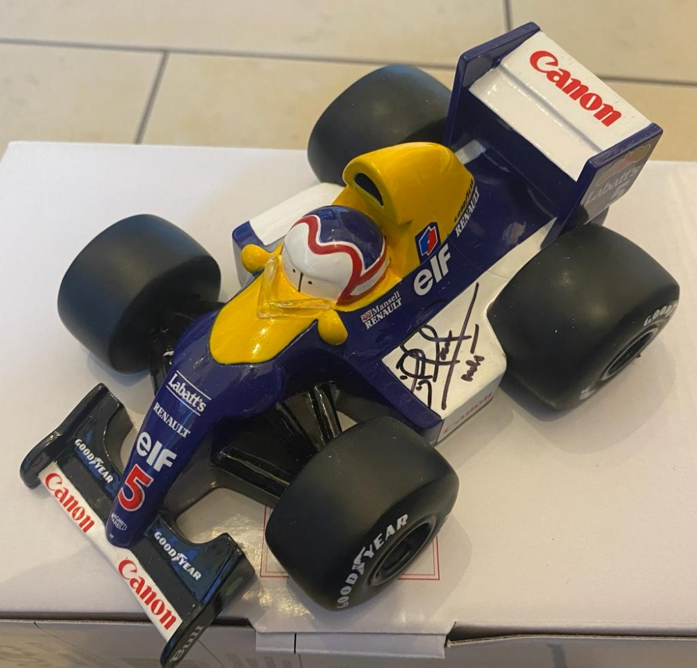 Nigel Mansell Heroes sculpture by JIM BAMBER hand signed | Automobilia ...