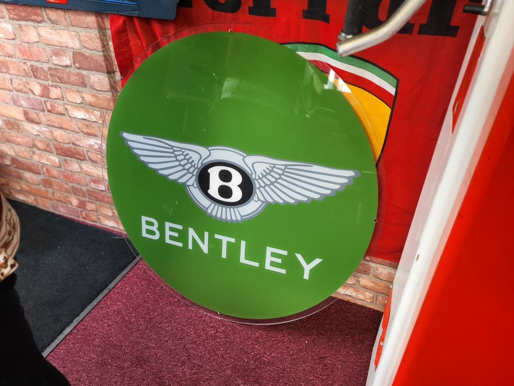 Bentley sign 39 inches fantastic sign | Automobilia-UK - vintage petrol ...