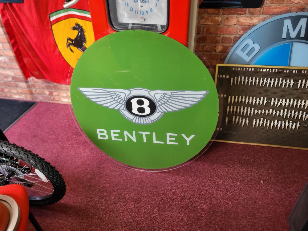 Bentley sign 39 inches fantastic sign | Automobilia-UK - vintage petrol ...