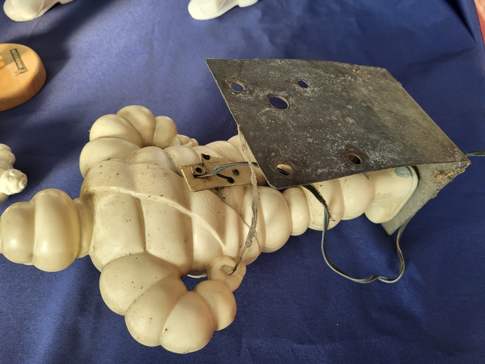 Michelin man 12 inch on bracket and wired for light | Automobilia-UK ...
