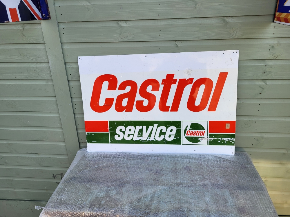 CASTROL service sign 36 x 24 inch SPECIAL OFFER ! | Automobilia-UK ...