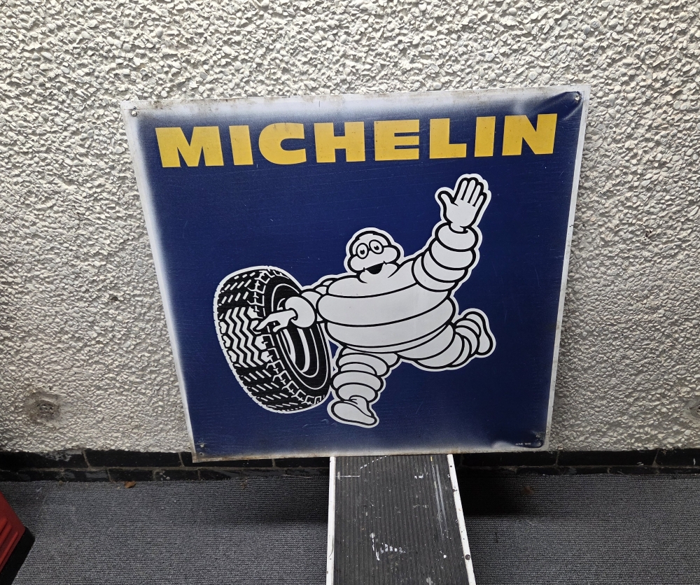 MICHELIN sign DOUBLE SIDED Original 30 x 30 inch | Automobilia-UK ...