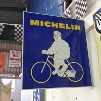 Michelin sign double sided with mounting bracket 19 x 18 inch ...